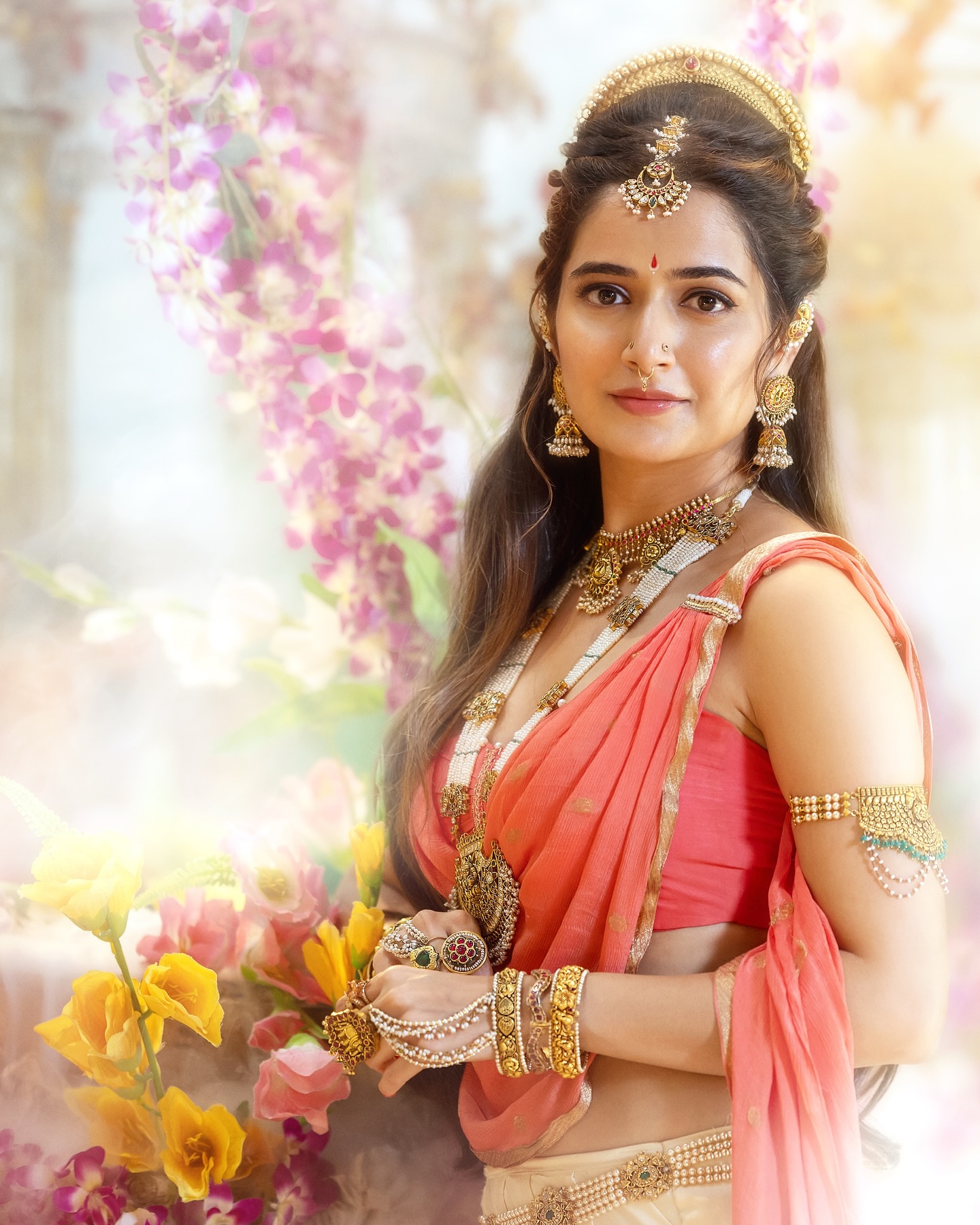 Ashika Ranganath Shares Beautiful BTS Pics From Vatha Vaibhava