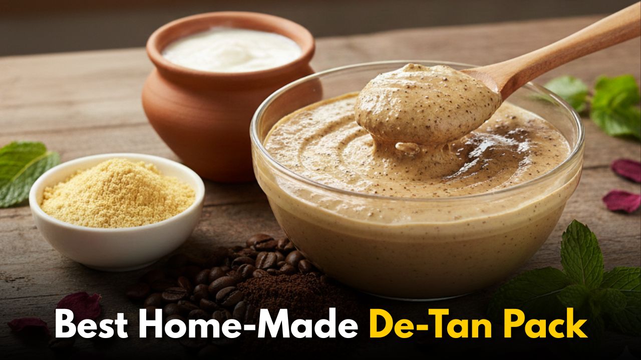 Home-Friendly De-Tan Pack That Actually Work