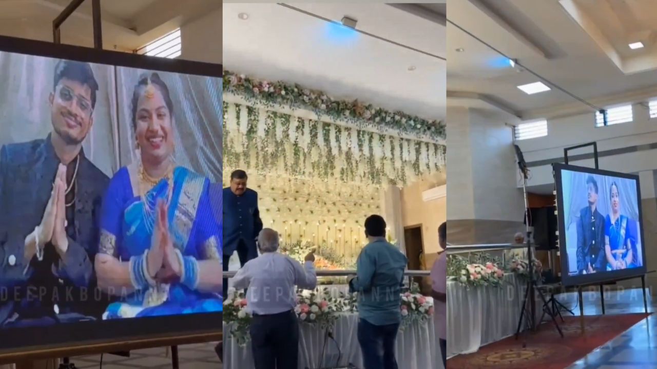 IndiGo Flight Cancelled: Couple Attends Reception via Video Call