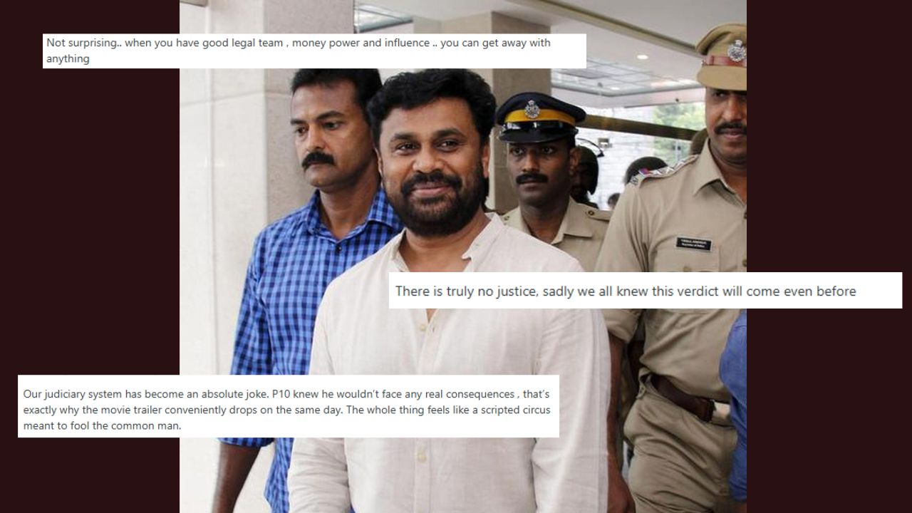 Actor Dileep Acquitted; Public Outrage Erupts Over Judicial System